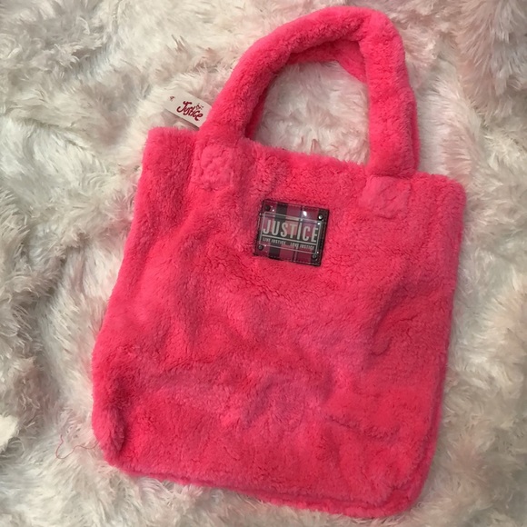 Justice | Accessories | Newnwt Justice Pink Furryfuzzy Soft ...